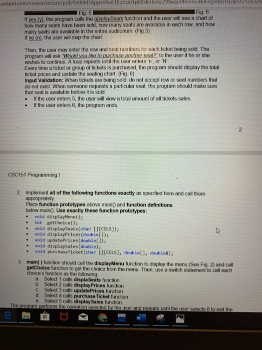 Solved: T Write A Theater Seating Program That Can Be Used... | Chegg.com