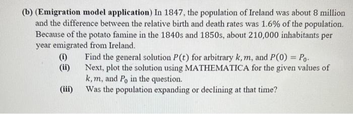 Solved Qestion 2 Models Derived From Natural Growth One Chegg