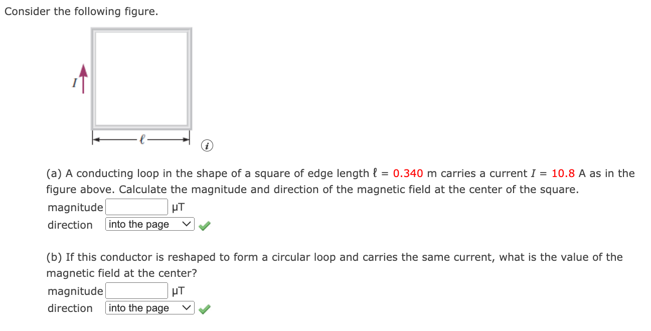Solved Consider the following figure.(a) ﻿A conducting loop | Chegg.com