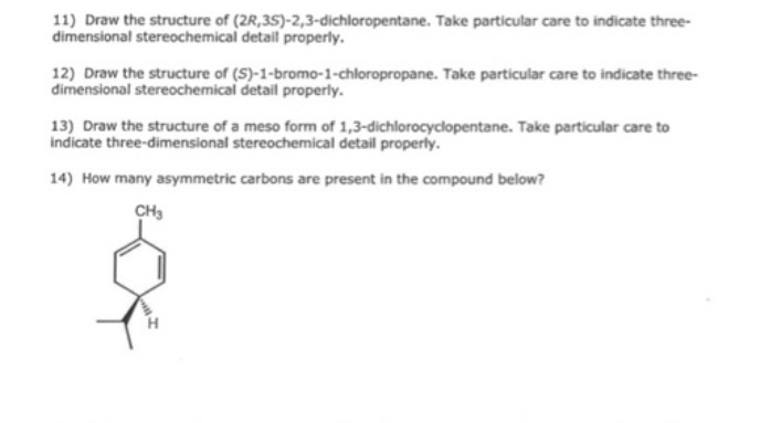Solved 11) Draw the structure of (2R, | Chegg.com