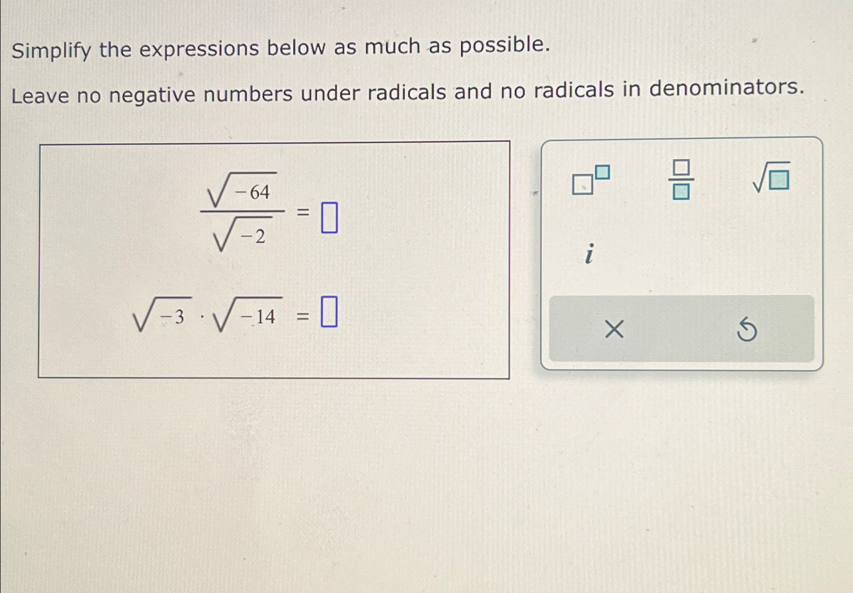 Solved Simplify the expressions below as much as | Chegg.com
