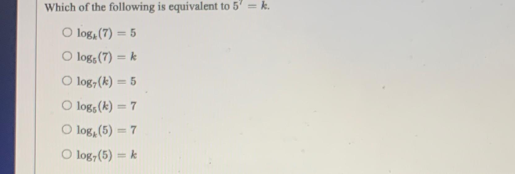 Solved Which of the following is equivalent to | Chegg.com