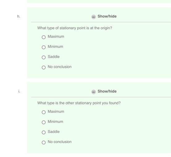 Solved can you please help me with g, h, and i the answer of | Chegg.com