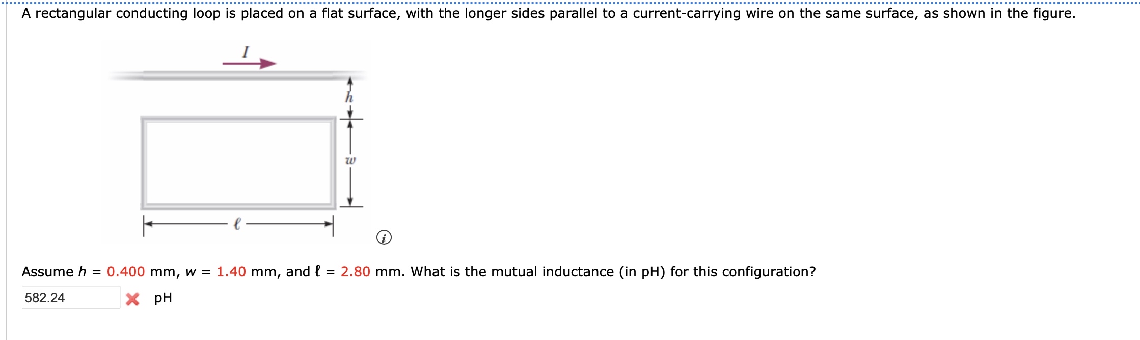Solved A rectangular conducting loop is placed on a flat | Chegg.com
