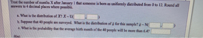 Solved A computer selects a number X from 4 to 10 randomly | Chegg.com