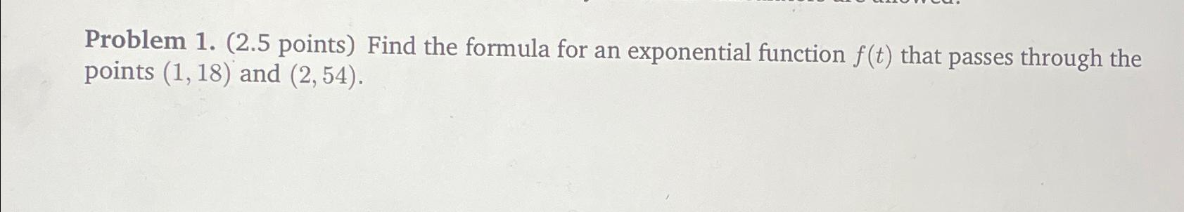 Solved Problem 1. (2.5 points) Find the formula for an | Chegg.com Solved Problem 1. (2.5 points) Find the formula for an | Chegg.com