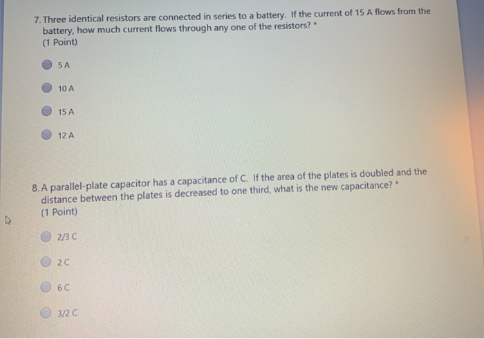 Solved 7. Three identical resistors are connected in series | Chegg.com
