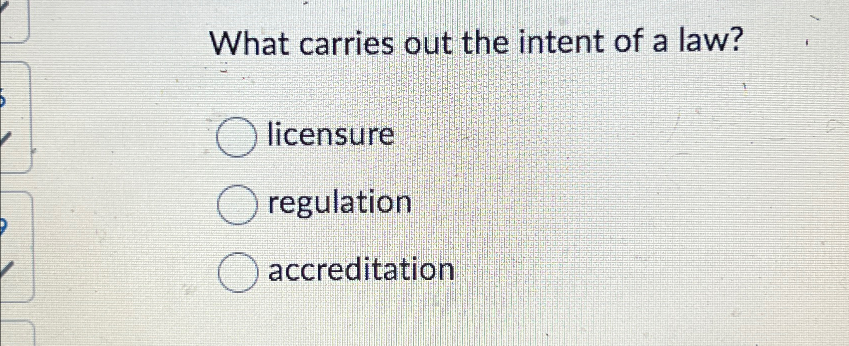 Solved What carries out the intent of a | Chegg.com