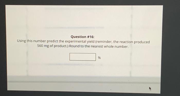 Solved Question 15 Using The Molecular Weight 130 Gmol 