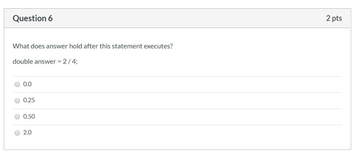 Solved Question 1 4 pts error happens when compiling and is | Chegg.com