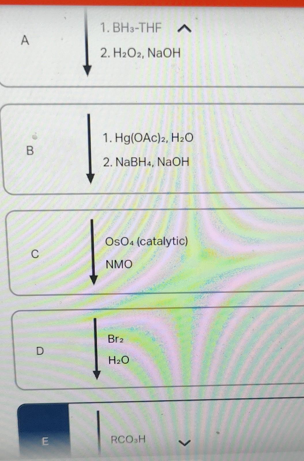 Solved Choose the reagent(s) that would be most likely to | Chegg.com