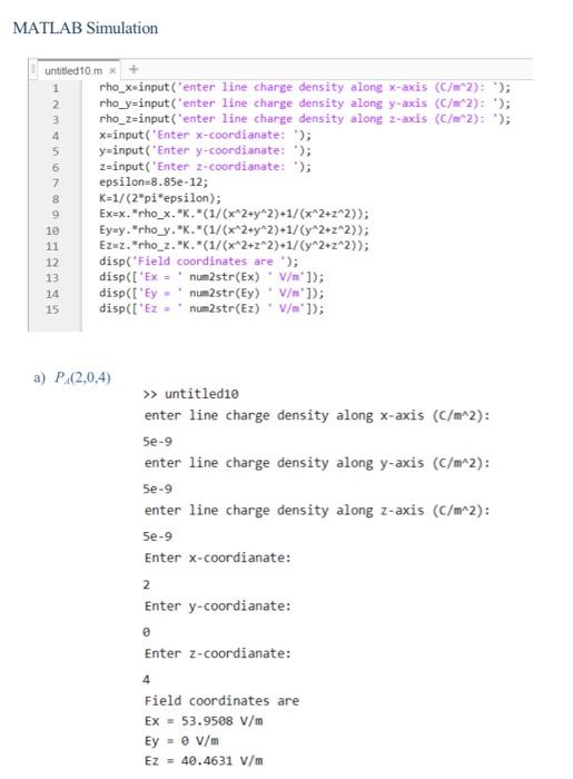 Solved can you explain the Matlab code and the result and | Chegg.com