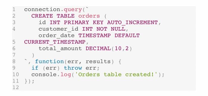 Solved i am building a command line e-commerce store | Chegg.com