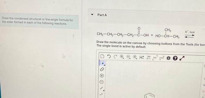 Solved Draw the condensed structural or line-angle formula | Chegg.com