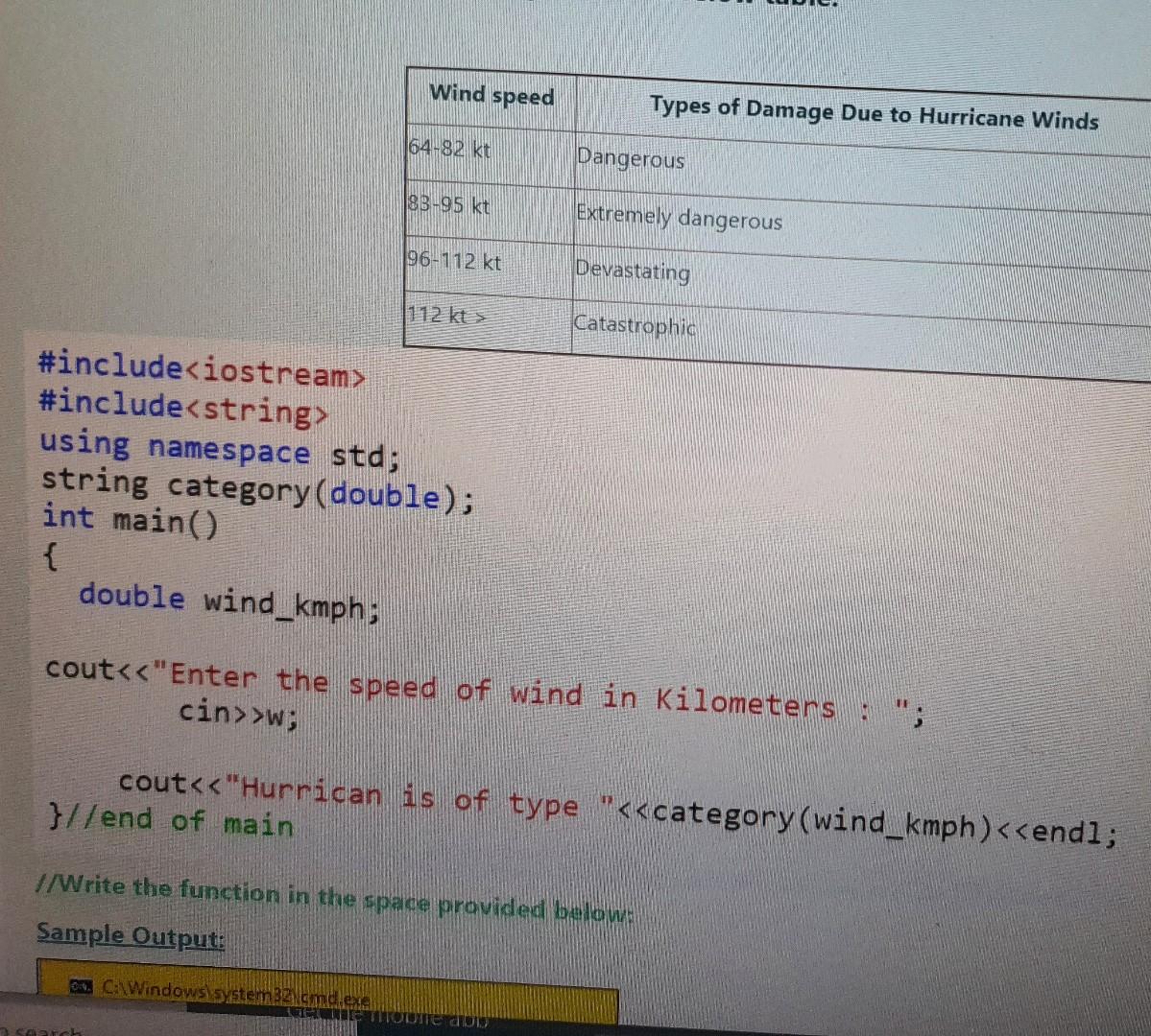 Solved cout W | Chegg.com