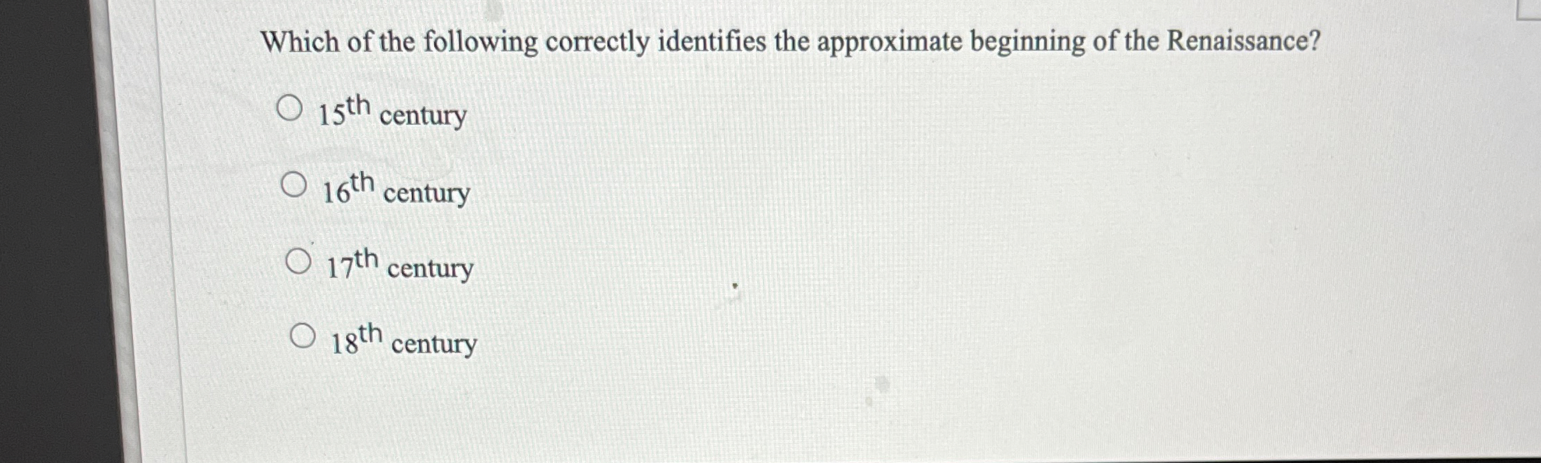 Solved Which of the following correctly identifies the | Chegg.com