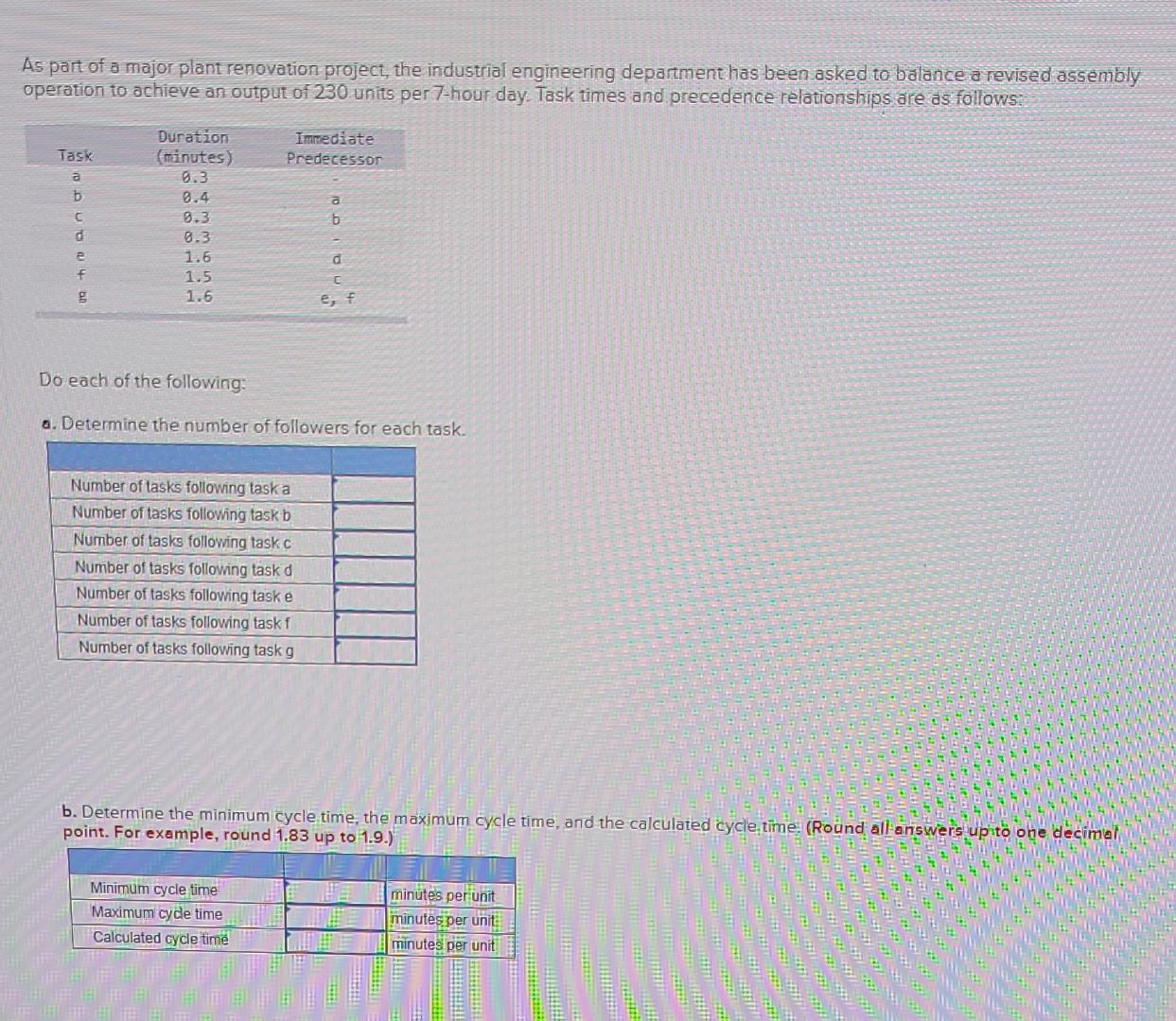 Solved As part of a major plant renovation project, the | Chegg.com