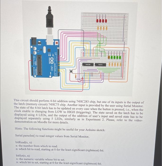 Solved Experiment 3: 4-bit Adder with 4-bit Latch In digital | Chegg.com