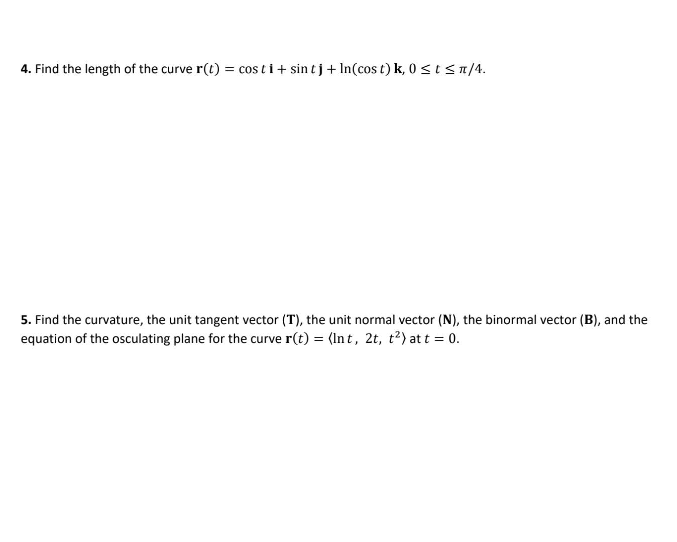 Solved 4. Find the length of the curve | Chegg.com