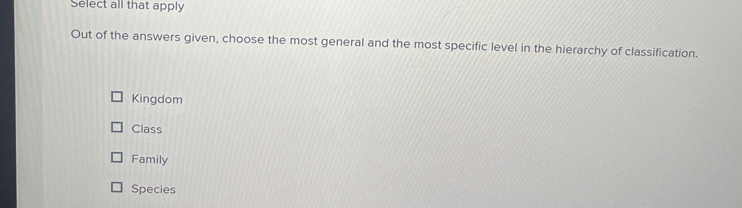 Solved Select all that applyOut of the answers given, choose | Chegg.com