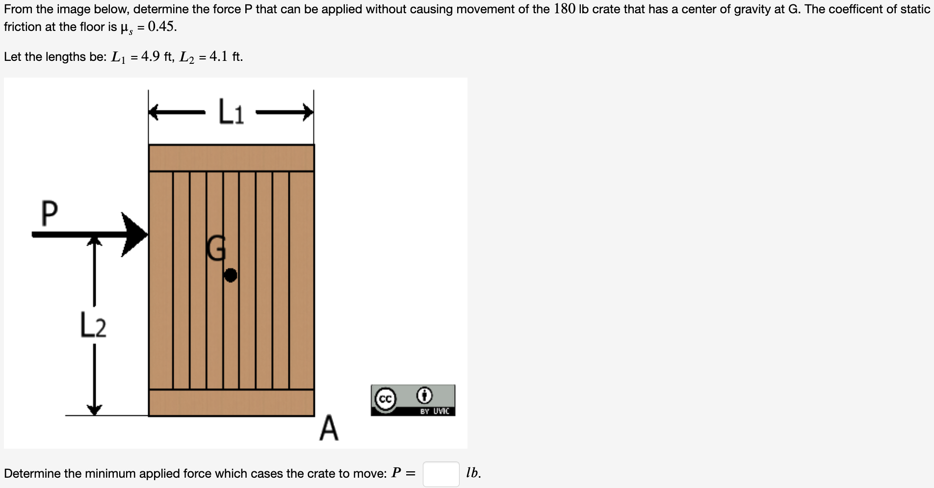 Solved From the image below, determine the force P ﻿that can | Chegg.com