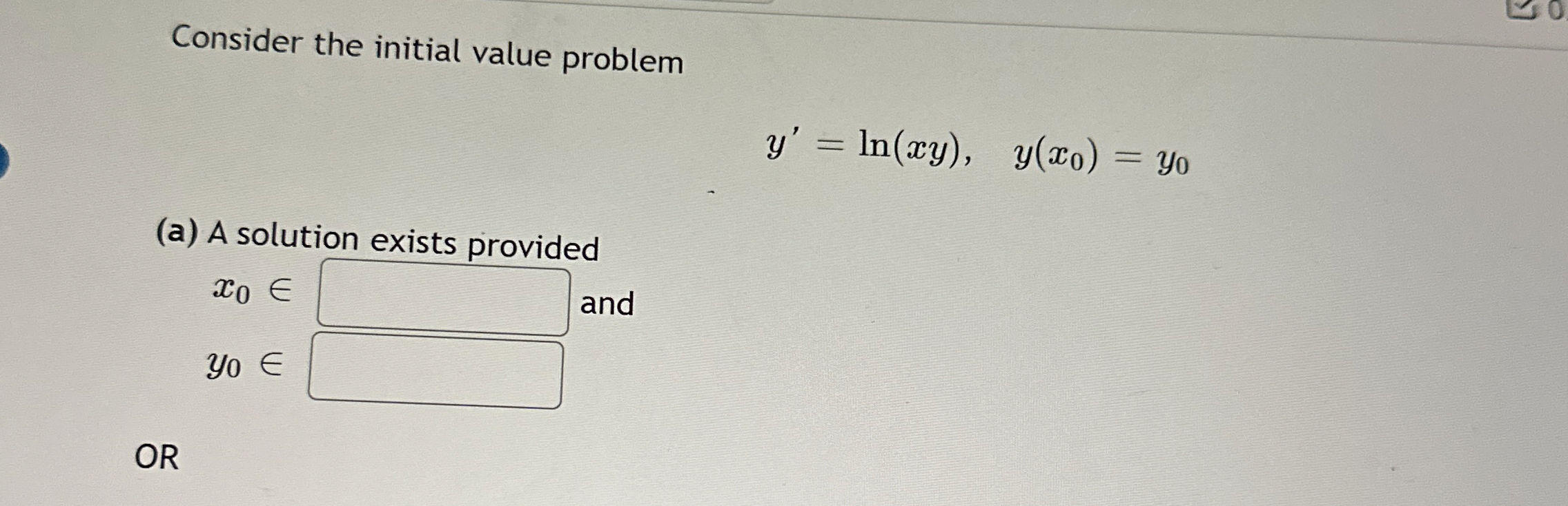 Solved Consider the initial value | Chegg.com