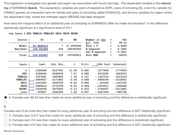 Solved When there is a multicollinearity problem O A. the | Chegg.com
