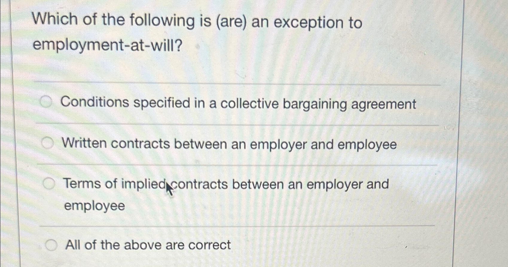Solved Which of the following is (are) ﻿an exception to | Chegg.com