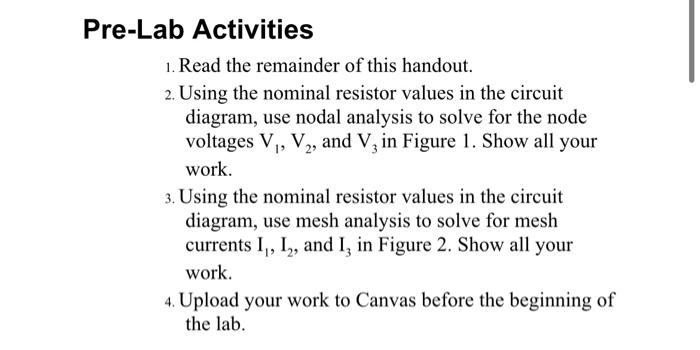 Solved Figure 1. Circuit Schematic for Nodal AnalysisFigure | Chegg.com