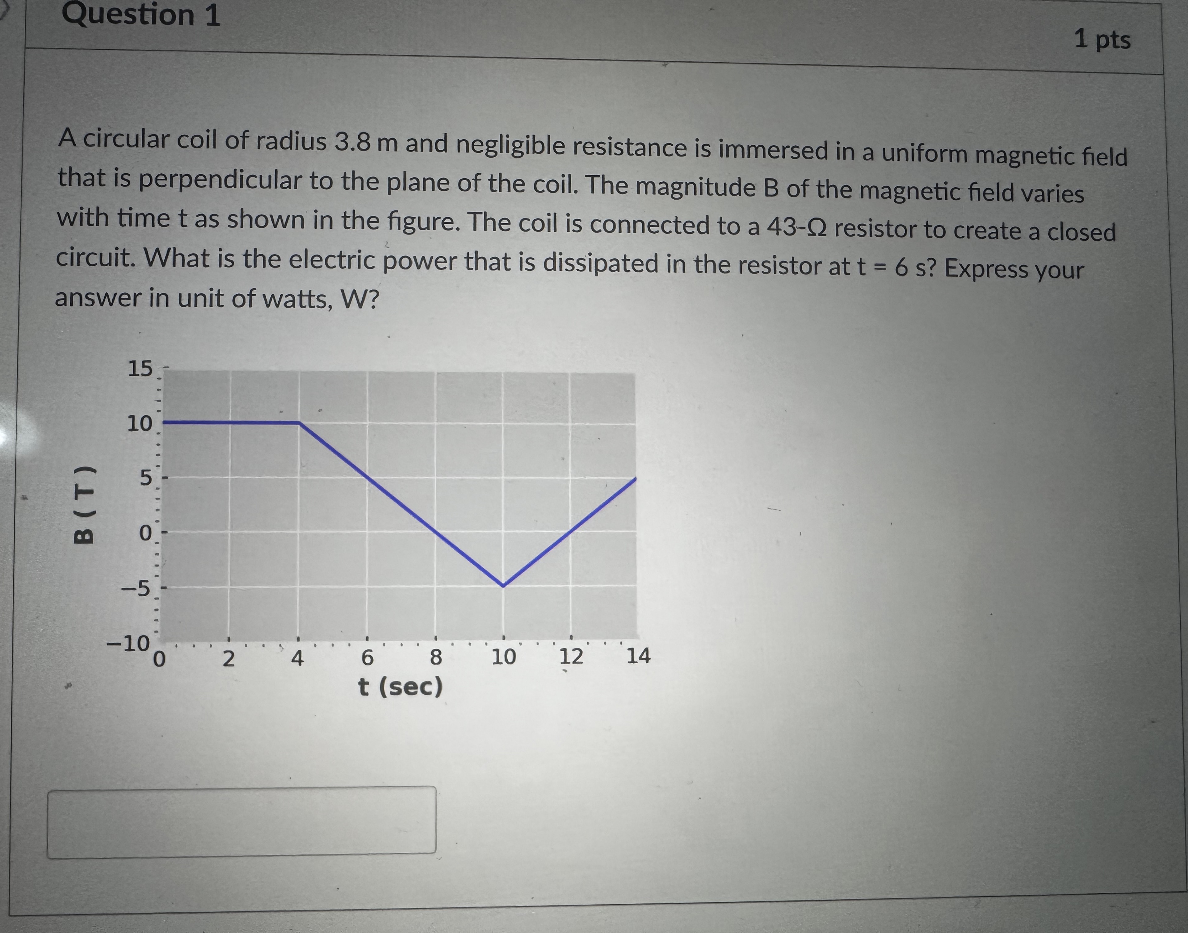 Solved by an EXPERT Steps for Question 11 ﻿ptsA circular coil of radius | Chegg.com