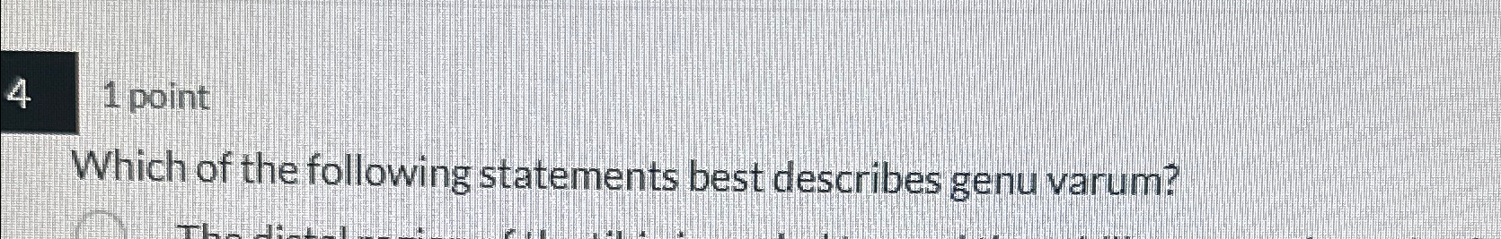 Solved 41 ﻿pointWhich of the following statements best | Chegg.com