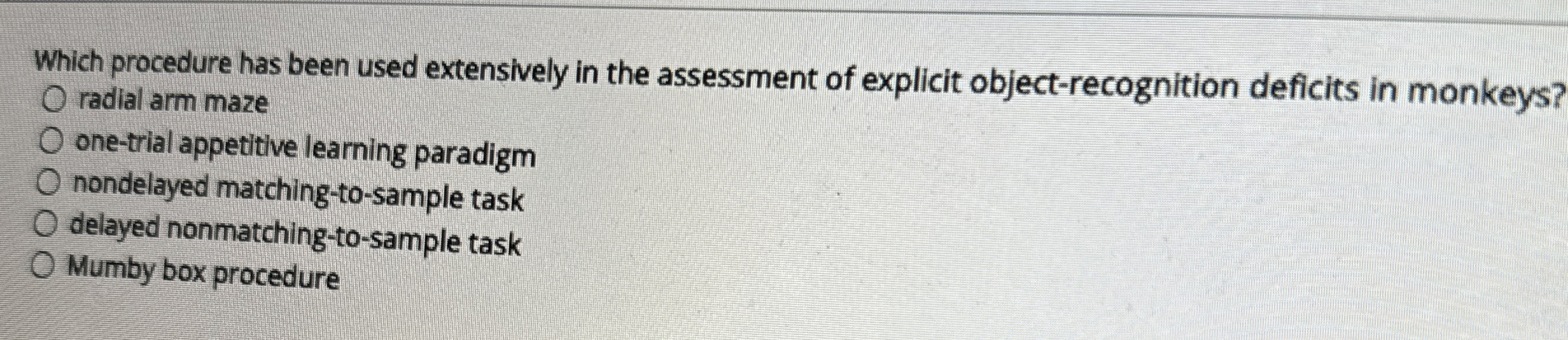 Solved Which procedure has been used extensively in the | Chegg.com