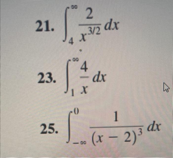 Solved In Exercises 19-46, evaluate each improper integral | Chegg.com