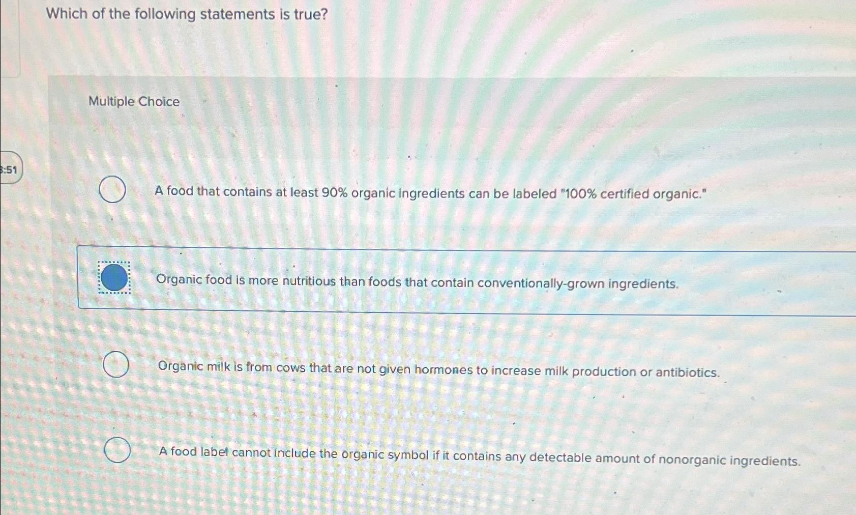Solved Which of the following statements is true?Multiple | Chegg.com