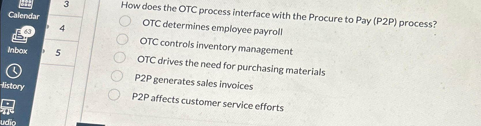 Solved How does the OTC process interface with the Procure | Chegg.com