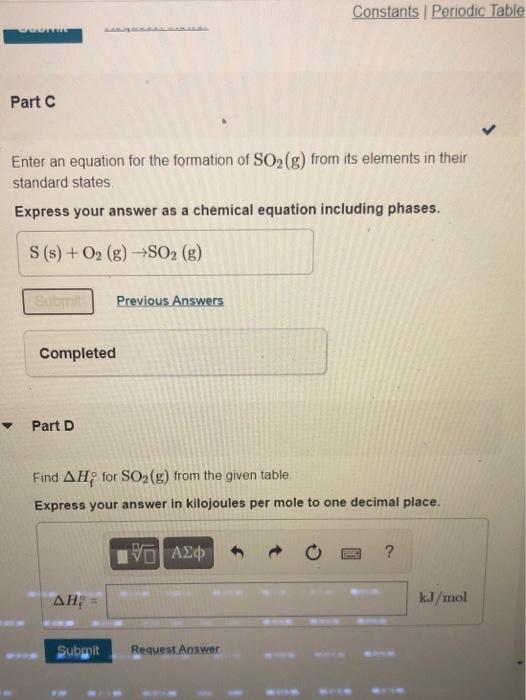 Solved Constants Periodic Table Part A Enter an equation for | Chegg.com