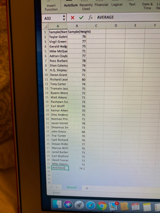 Solved Part 2 Using Statcrunch Using The Same Data File 4034
