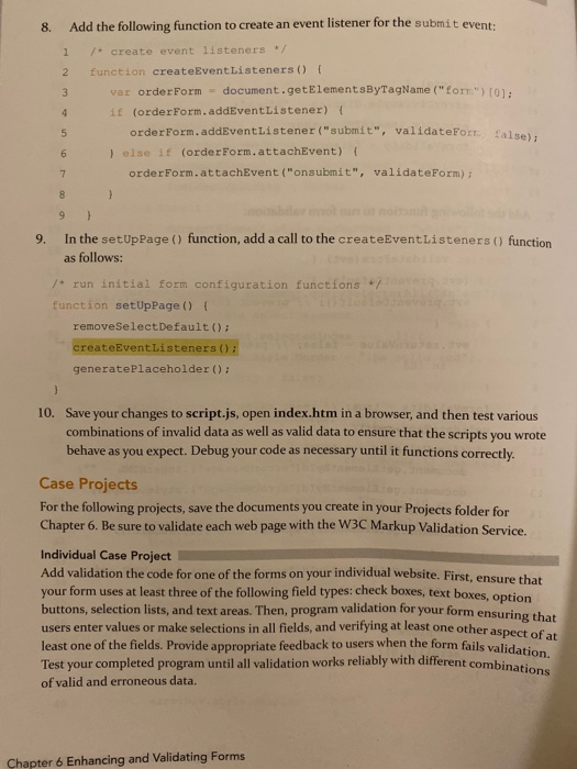 Solved Hands-On Project 6-5 In this exercise, you'll enhance | Chegg.com