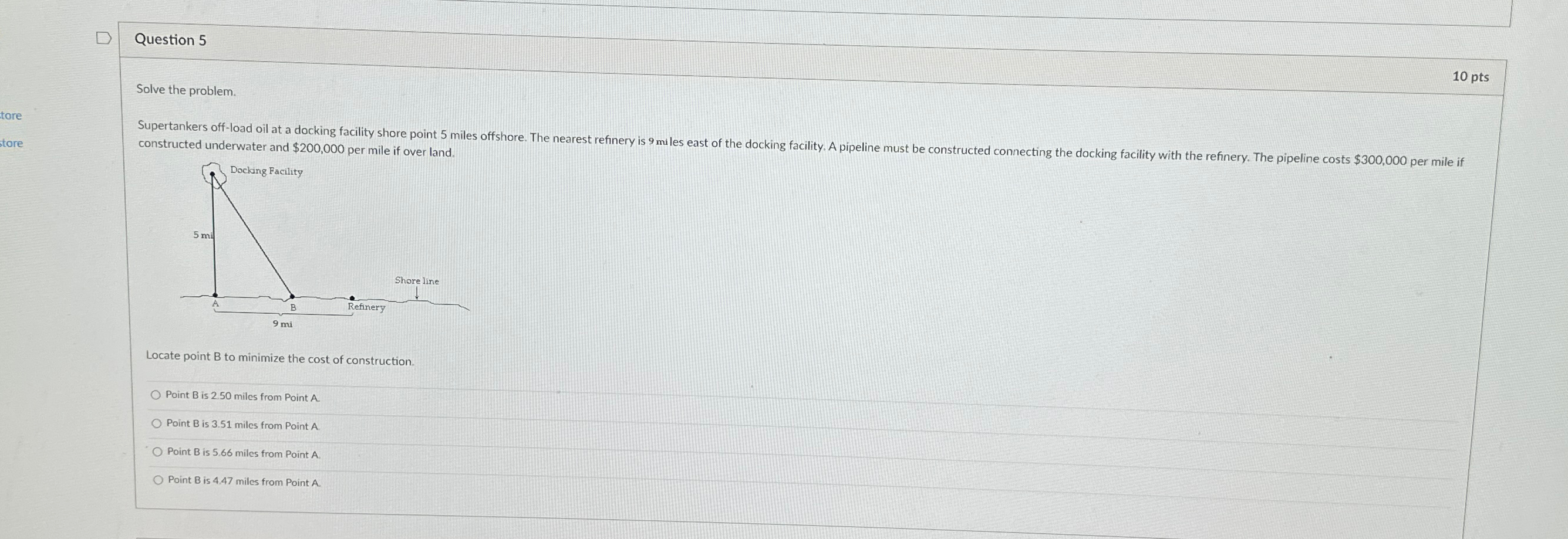 Solved Solve the problem. constructed underwater and | Chegg.com