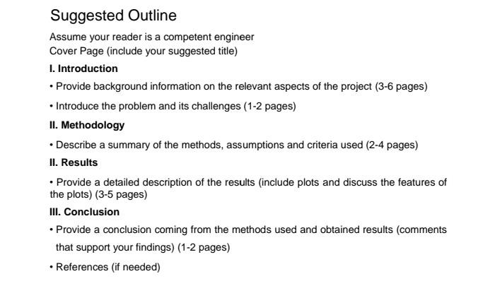 Solved Suggested Outline Assume your reader is a competent | Chegg.com