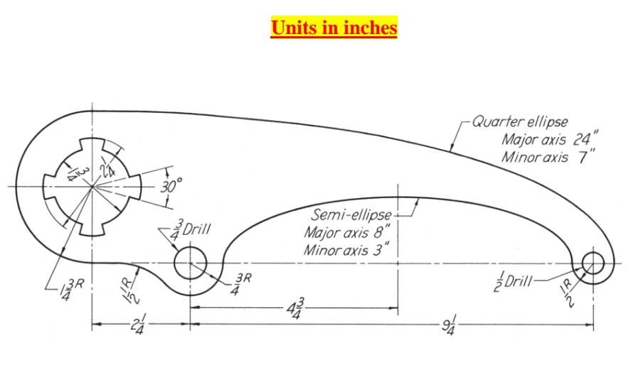 Solved AutoCad Assignment Please provide a dwg file link | Chegg.com