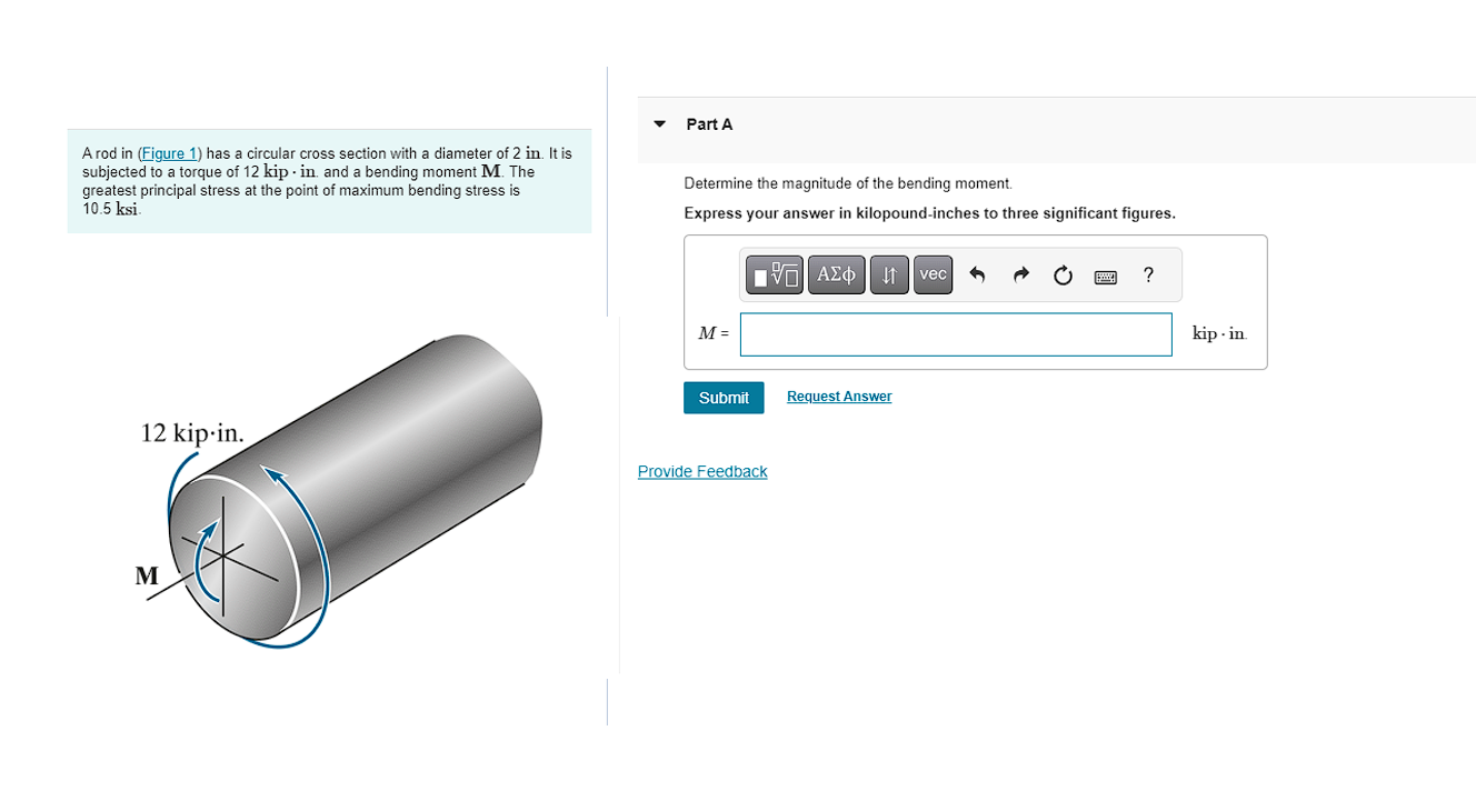 Solved A rod in (Figure 1) ﻿has a circular cross section | Chegg.com