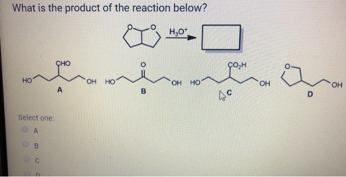 Solved What is the product of the reaction below? CHO COH | | Chegg.com
