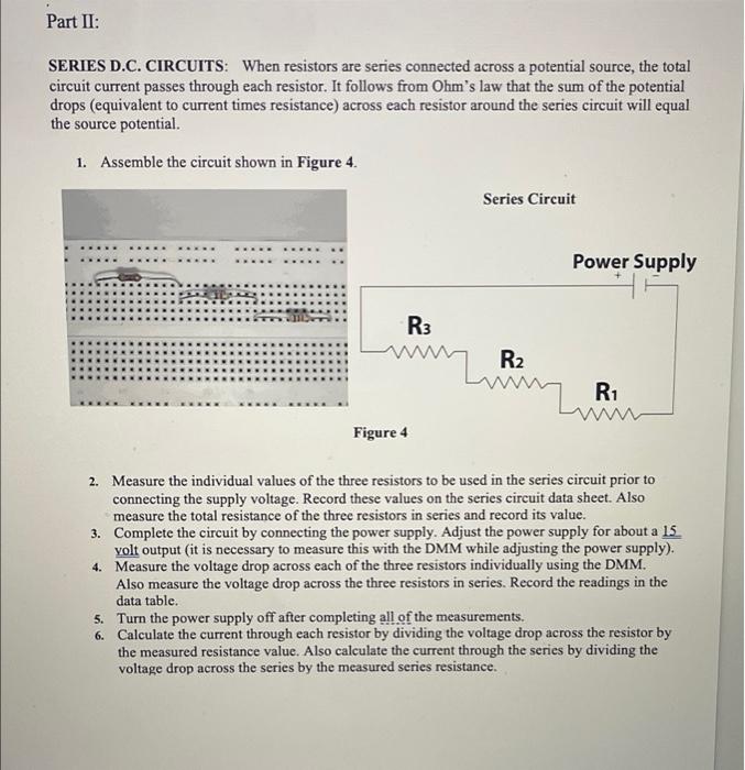 Solved E4a: Simple D.C. Circuits Introduction: An oft | Chegg.com
