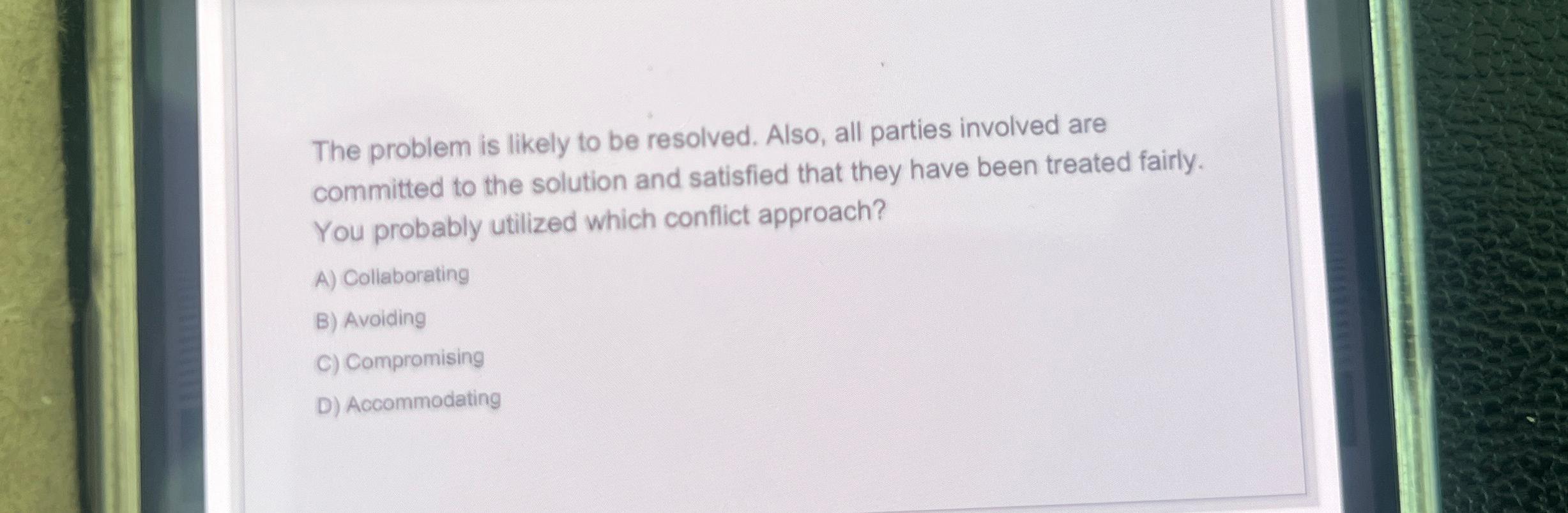 Solved The problem is likely to be resolved. Also, all | Chegg.com