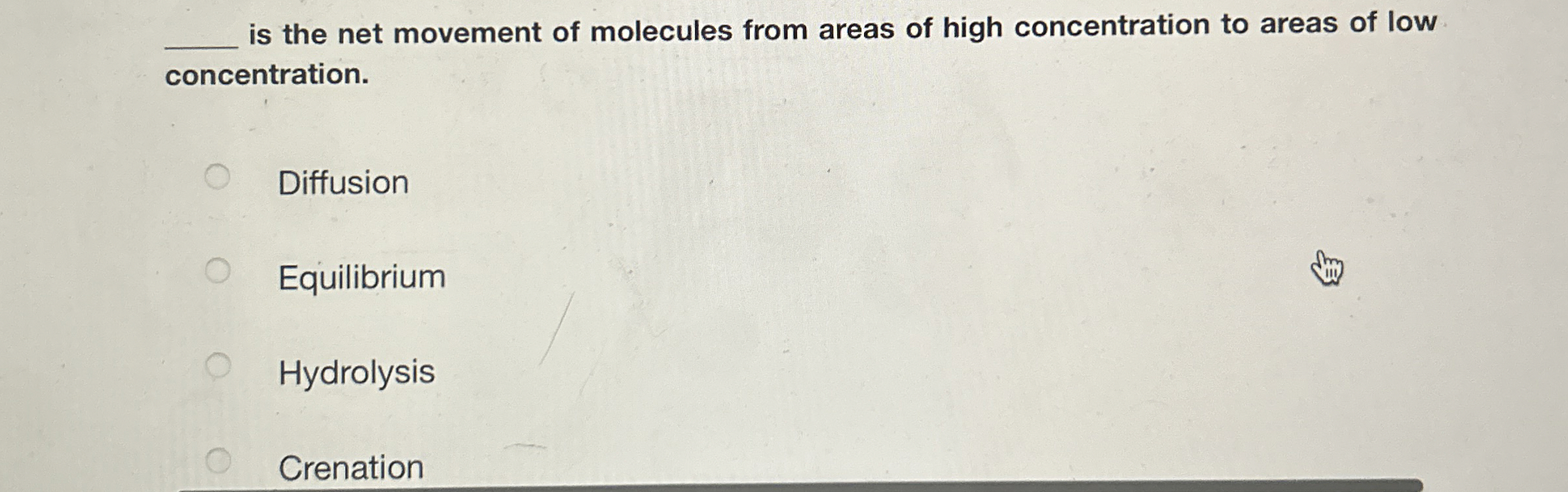 Solved Is the movement of substances in this exercise active | Chegg.com