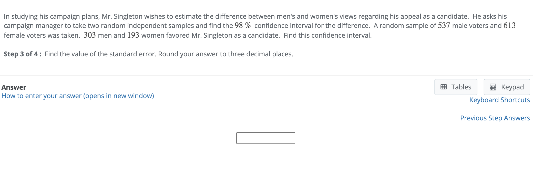 Solved In studying his campaign plans, Mr. ﻿Singleton wishes | Chegg.com