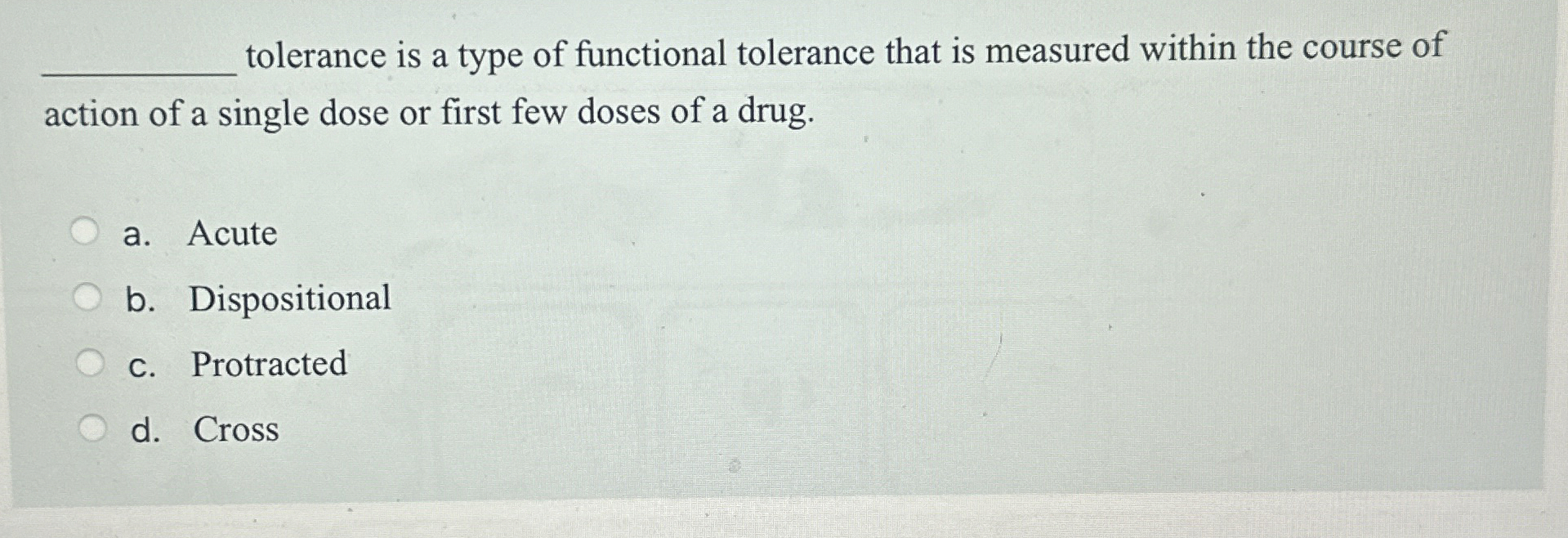 Solved tolerance is a type of functional tolerance that is | Chegg.com