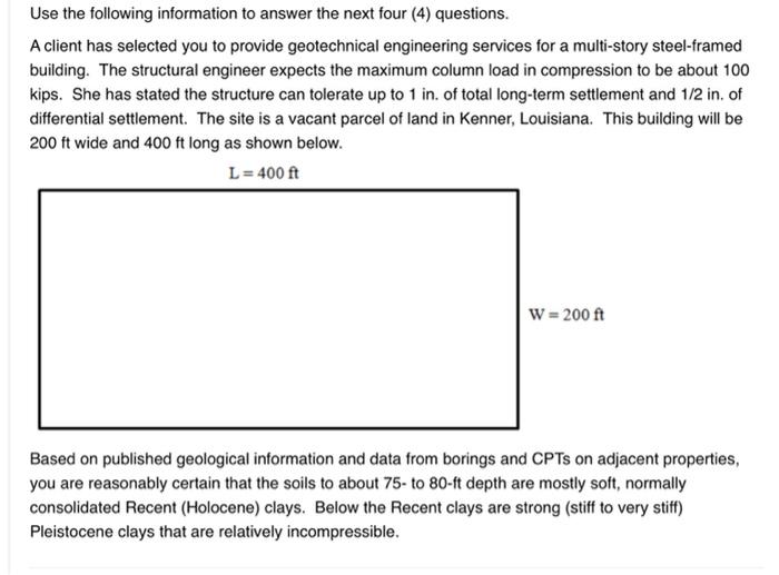 Solved Use the following information to answer the next four | Chegg.com