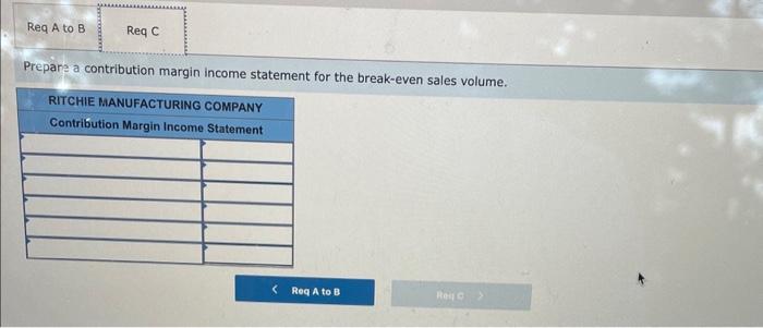 Solved Problem 11-28A (Algo) Determining the break-even | Chegg.com